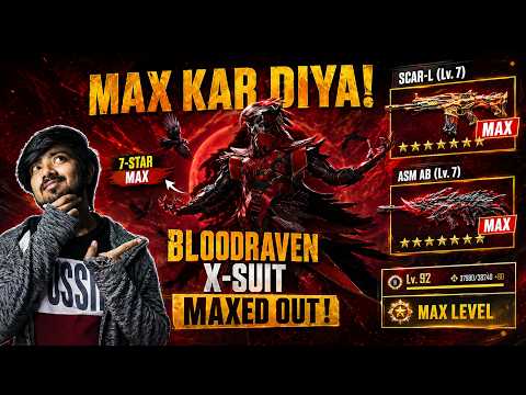 🔥 MAXING OUT BLOODRAVEN X-SUIT & SCAR-L & BLOOD MOON ASM CRATE OPENING IN BGMI 93 COLLECTION LEVEL