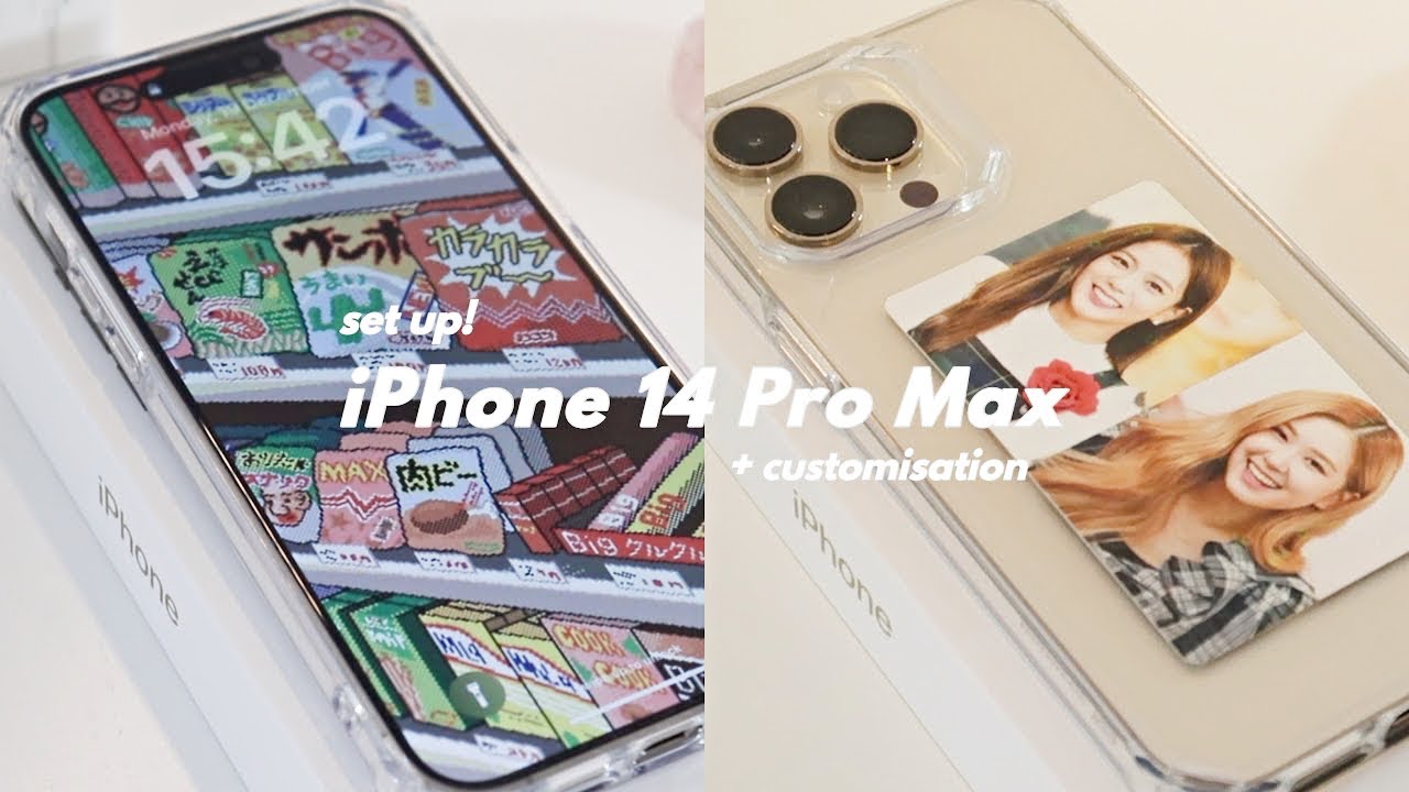 iPhone 14 Pro Max Set Up & Customisation *minimal, aesthetic funk ...