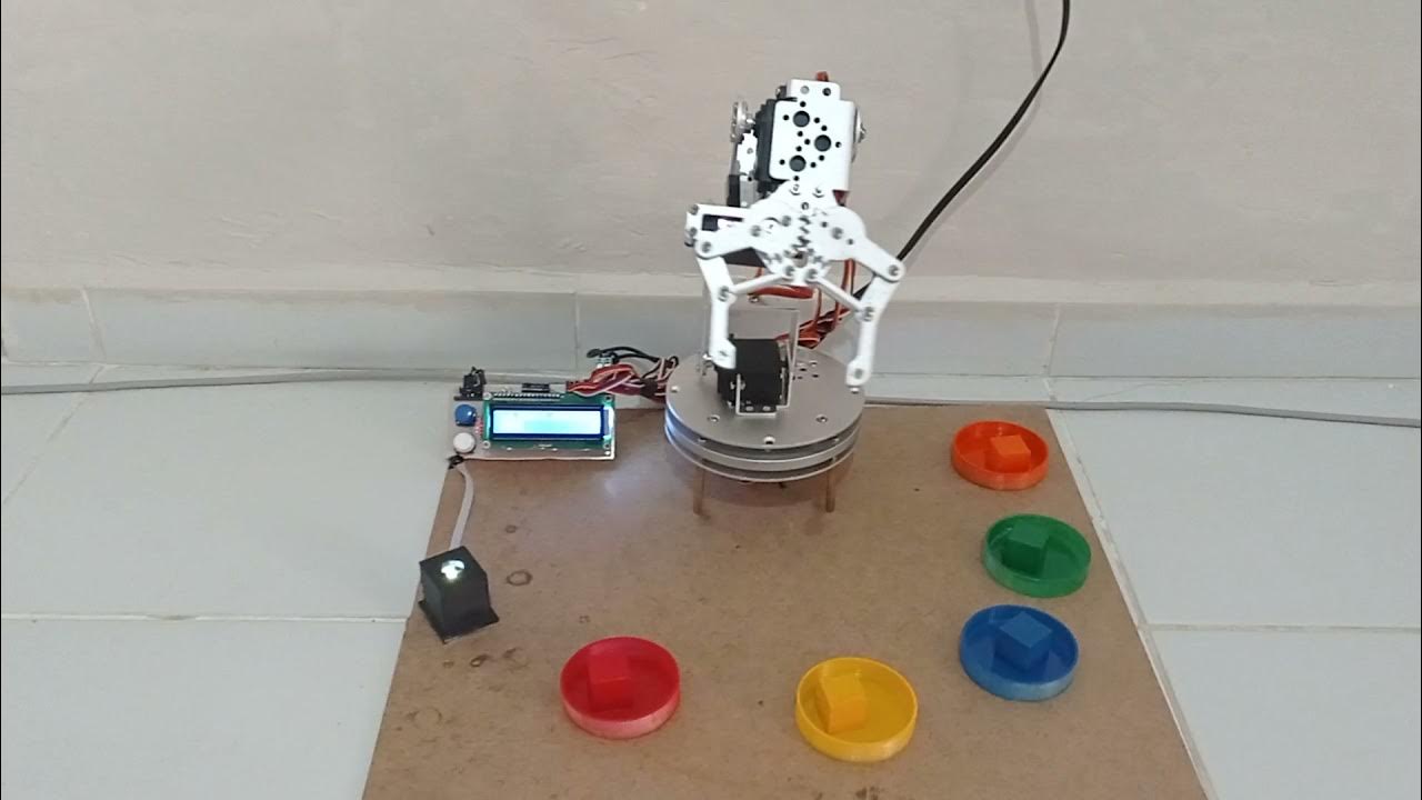 Arduino Metal Robot Kol 6dof Renk Ayıran Youtube