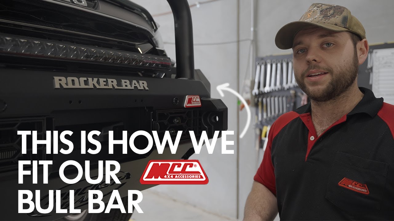 Installation guide: How to install MCC Rocker Bull Bar on Isuzu MU-X ...