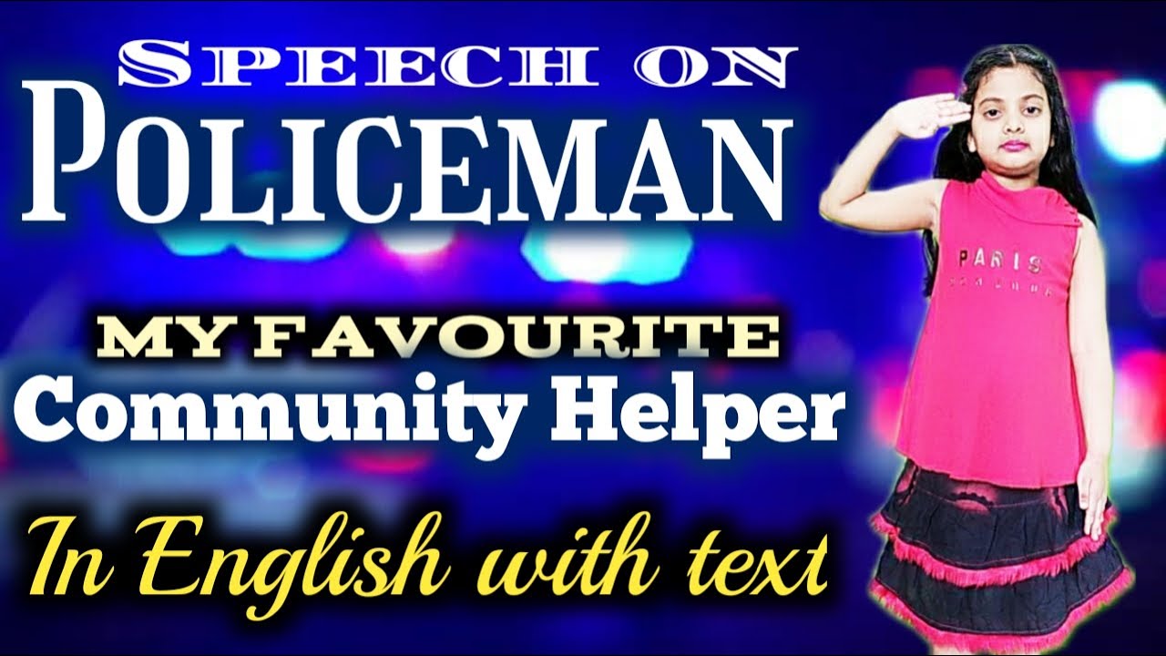Community Helpers police officer/Community helpers for kids/Community ...