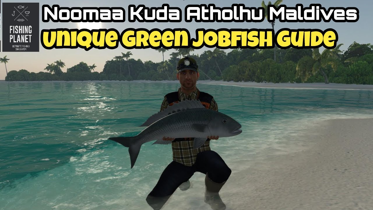 Fishing Planet Noomaa Kuda Atholhu Maldives,Unique Green Jobfish Guide ...
