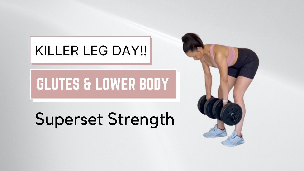 27 Min KILLER LEG DAY!! | Lower Body Strength Workout | My Top ...