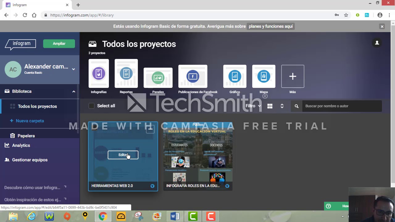 Tutorial manejo herramienta infogram - YouTube