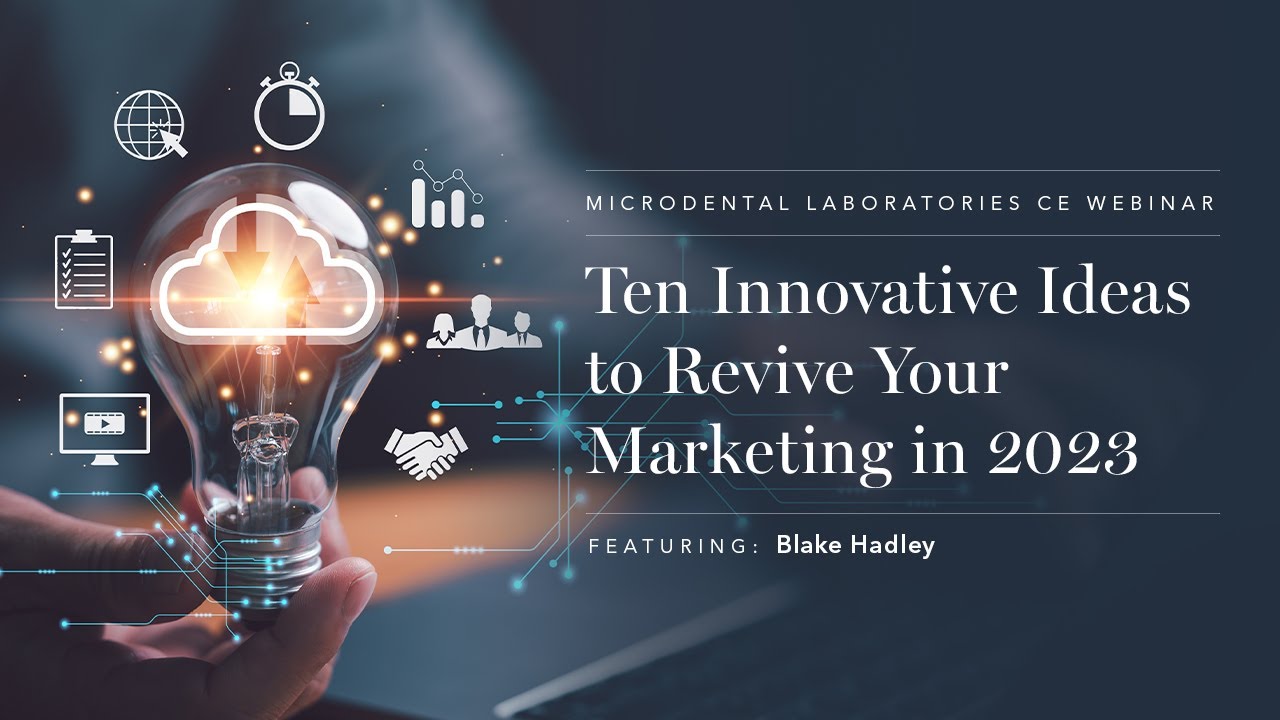 Mr. Blake Hadley - Ten Innovative Ideas to Revive Your Marketing in ...