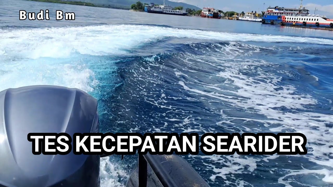 Pengetesan kecepatan searider setelah selesai diservis mesin - YouTube