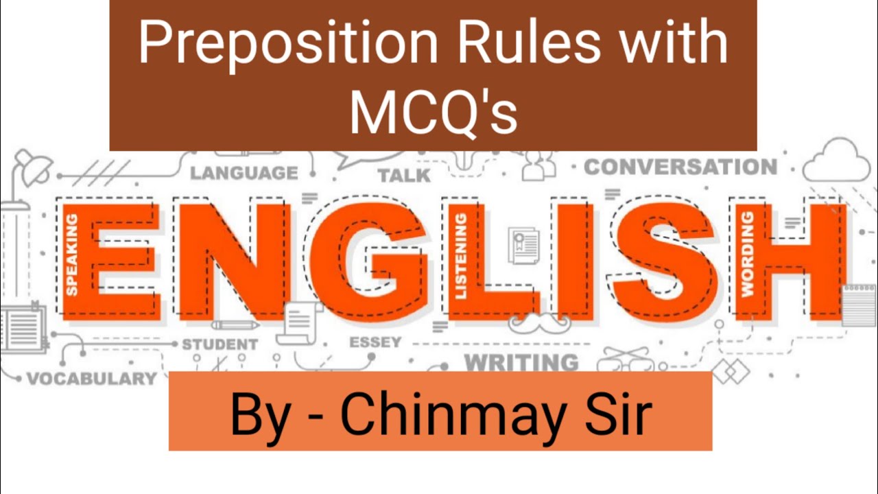 ENGLISH | Preposition Rules and MCQ's - YouTube