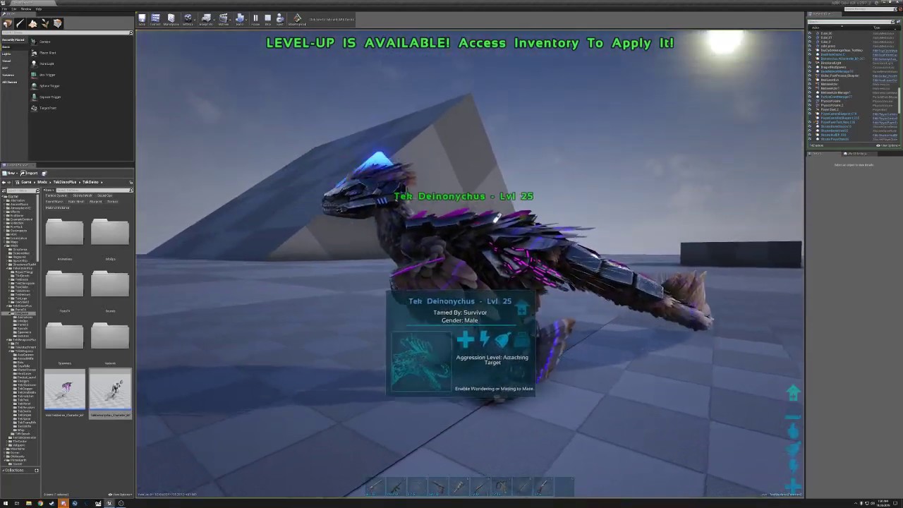 ARK Mod: Tek Dinos Plus (Tek Deinonychus v1) - YouTube