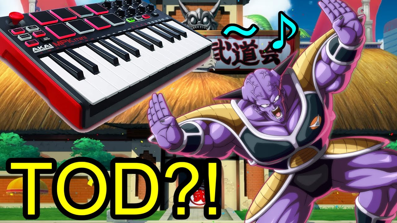 DBFZ: Ginyu Sparking TOD on a MIDI Keyboard! - YouTube