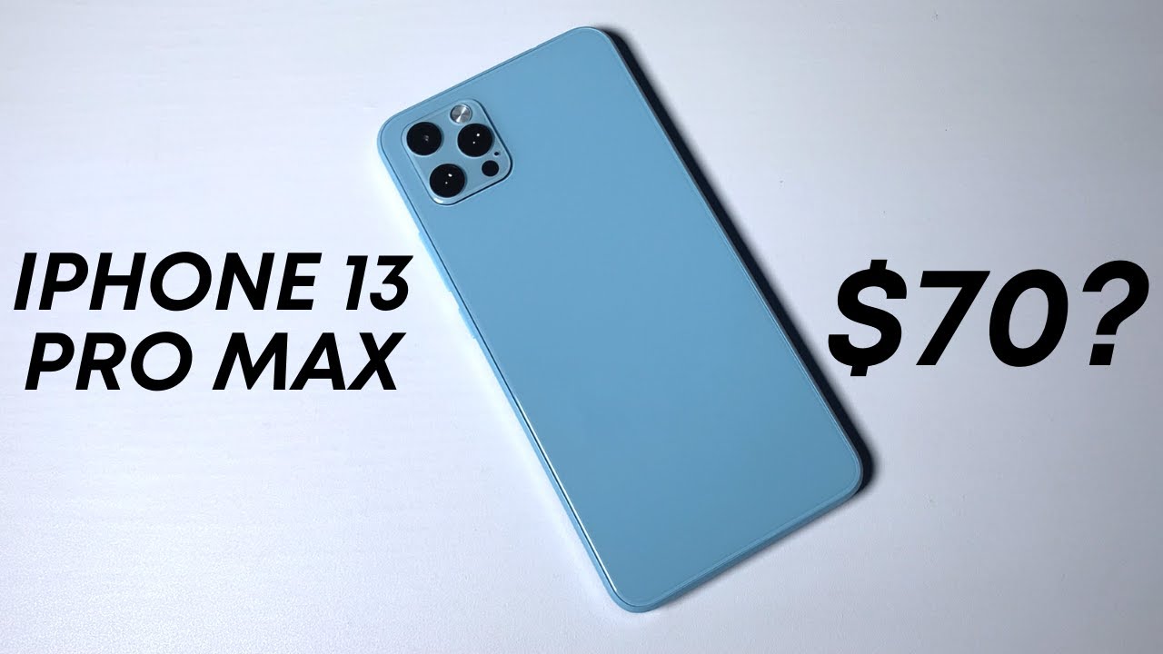 $70 Fake iPhone 13 Pro Max Unboxing - Budget iPhone Gameplay & Tests ...