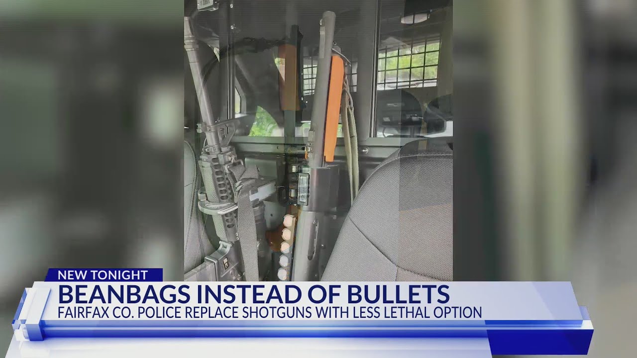 Fairfax County police replace shotguns with less-lethal option - YouTube