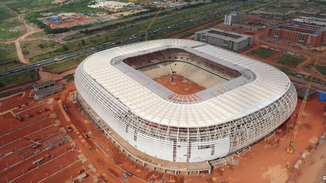 Senegal National Stadium Construction Part V - YouTube