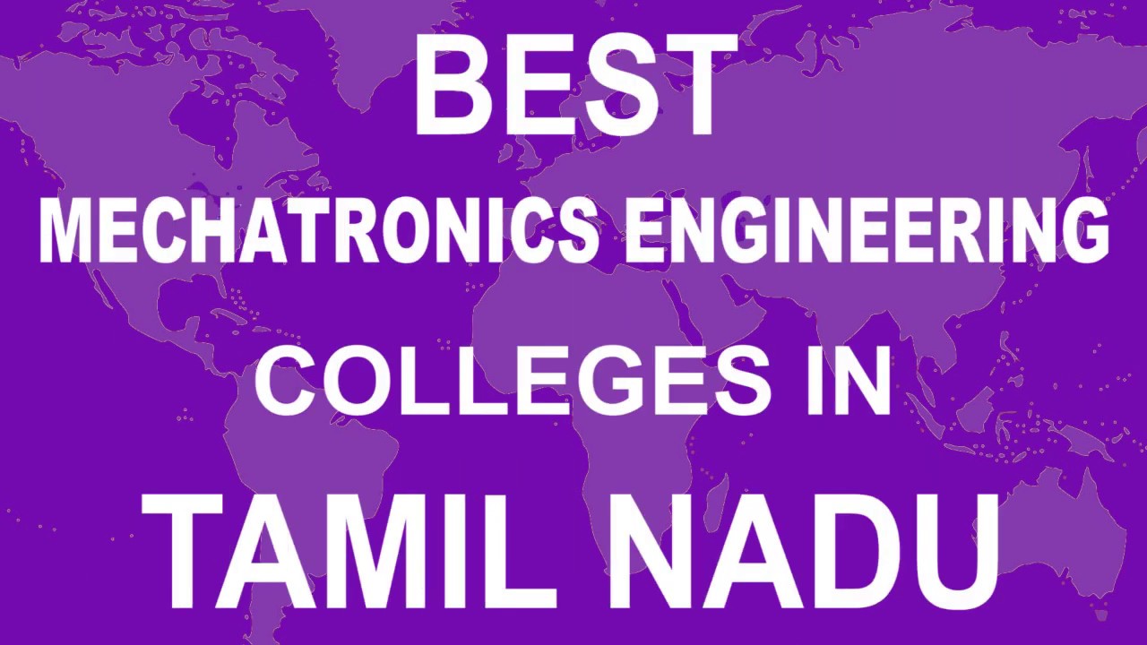 Mechatronics Engineering Colleges in Tamil Nadu - YouTube