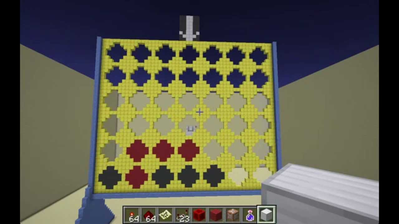 Redstone Connect 4 in Minecraft - Minigame Monday {1} - YouTube