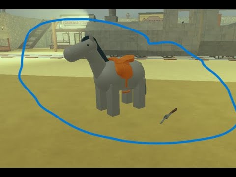 How to do The horse Flying glitch in dead rails PC - YouTube