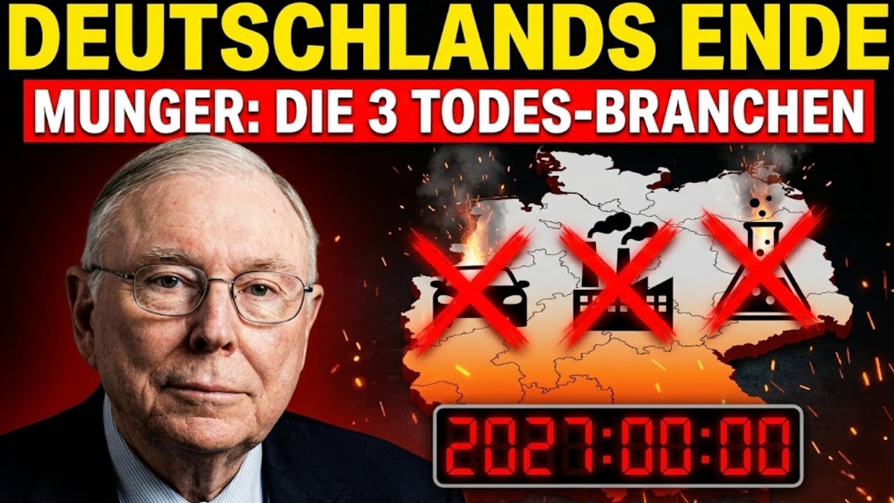 Charlie Munger: Wenn Deutschland diese 3 Branchen streicht, ist Ihr Job ...