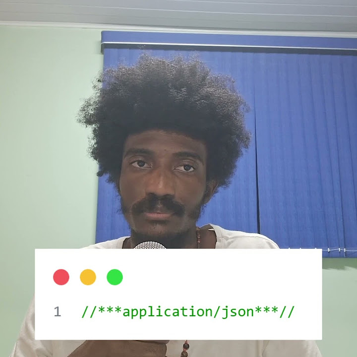 Tipo MIME application/json - YouTube