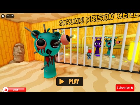 HORROR BLUE SPRUNKI BARRY'S PRISON RUN! FULL GAMEPLAY#roblox - YouTube