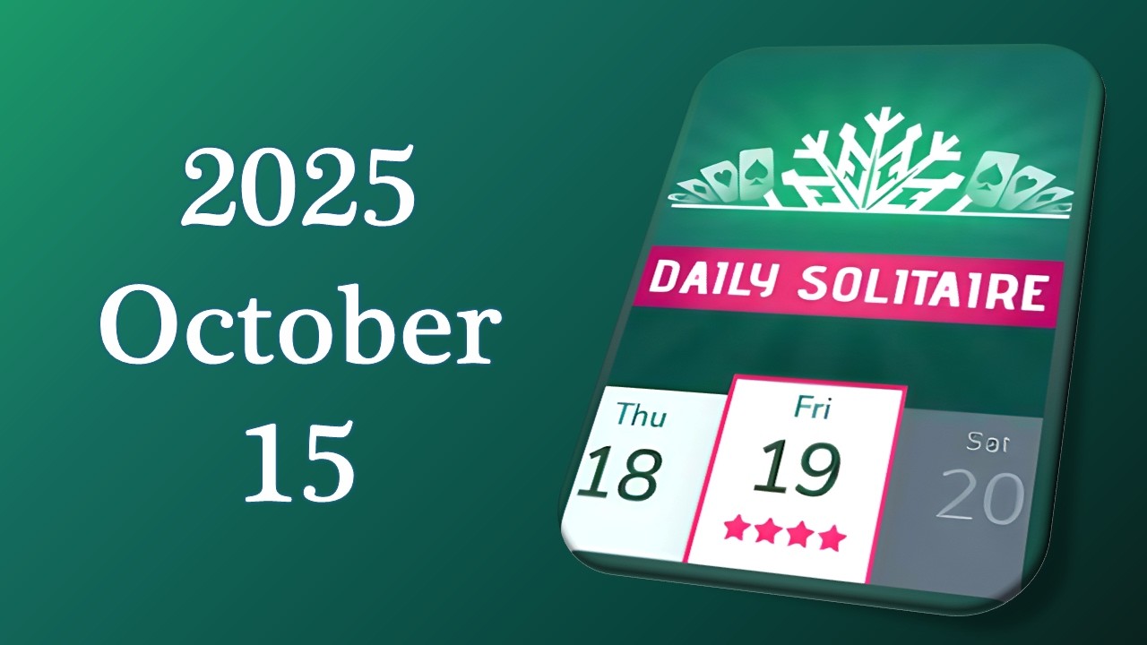 Daily Challenge Solitaire Solution October 15 2025 - YouTube