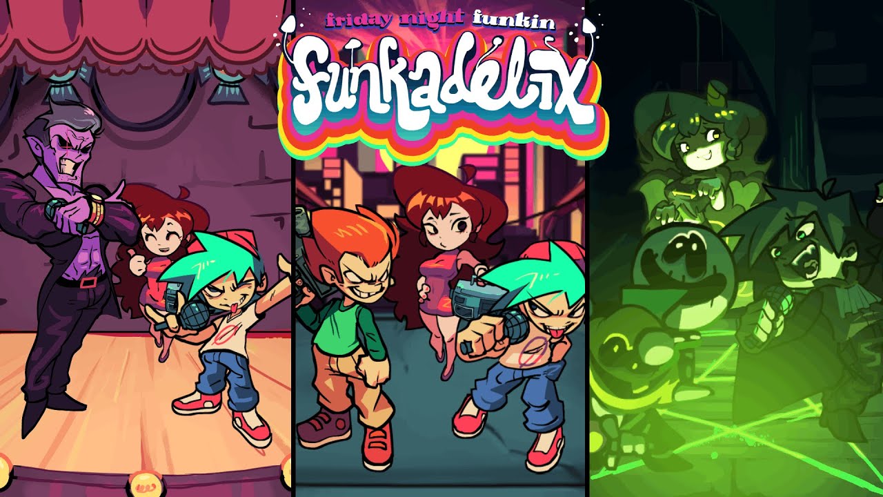 FNF: FUNKADELIX // 4 Weeks Friday Night Funkin' - YouTube