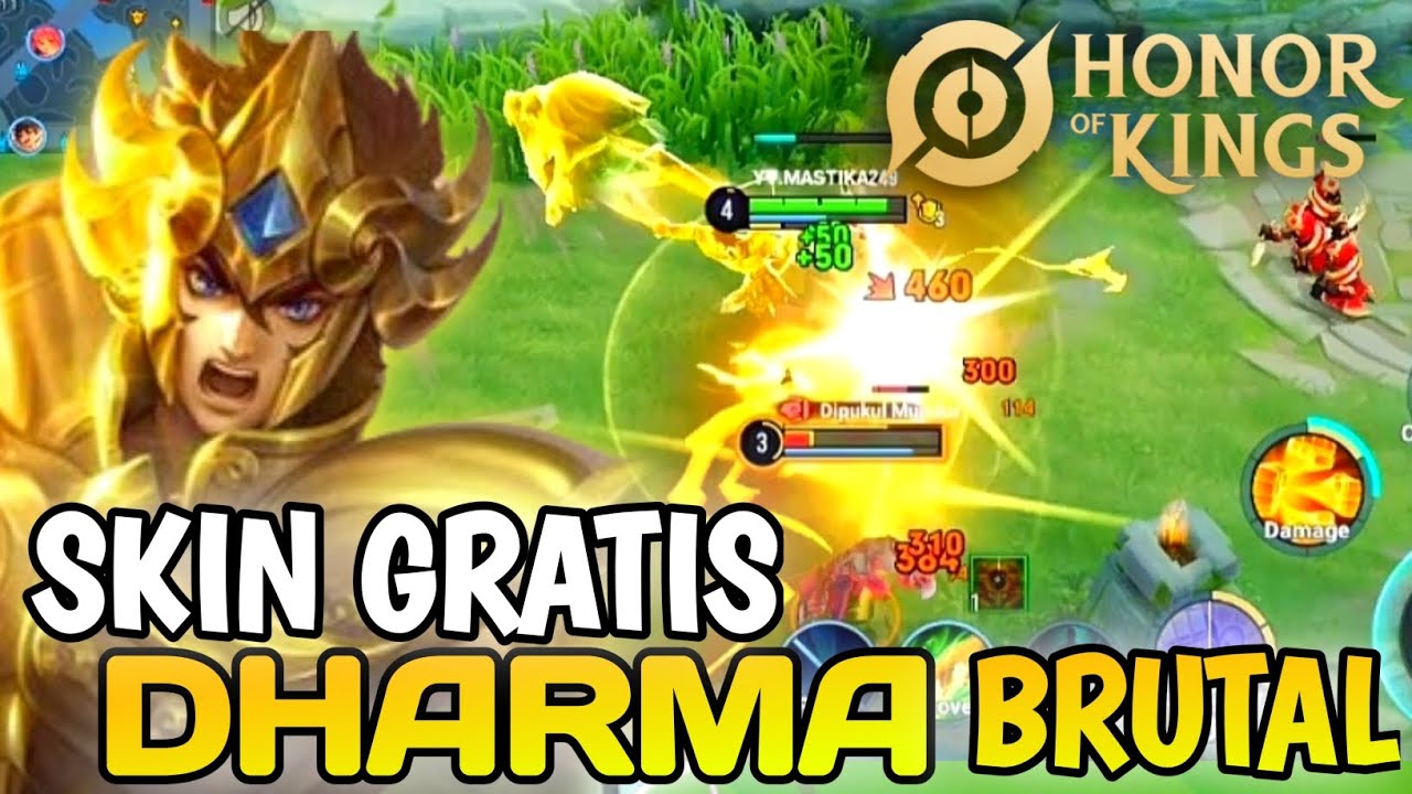 SKIN GRATIS DHARMA GILA BRUTAL KALI - HONOR OF KINGS - YouTube