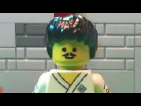 Lego Man gets beat up by the Karate Master - YouTube