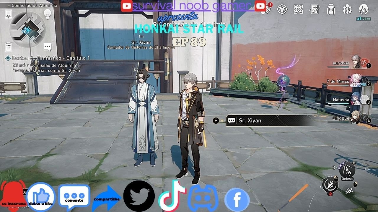 HONKAI STAR RAIL#EP89-MELHORANDO A HISTORIA QUE CONTEI PARA O ST. XIYAN ...
