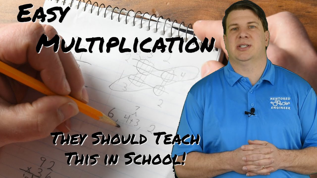 STEM The Easiest Way To Multiply Large Numbers Improved Line STEM The Easiest Way To Multiply Large Numbers Improved Line