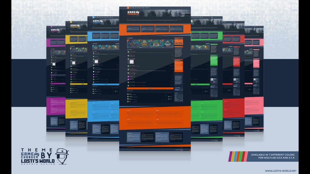 GameChanger Woltlab Suite Theme - YouTube