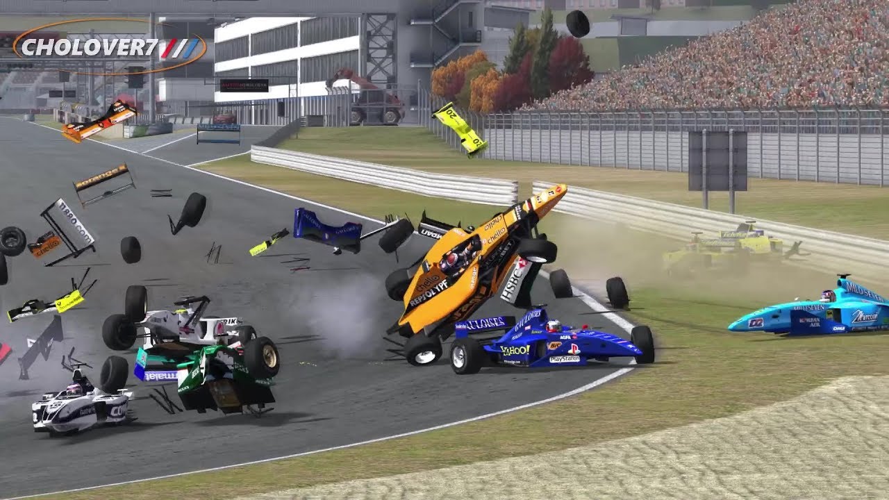 Automobilista F1 Crashes | Best of 2018 #1 NO MUSIC - YouTube