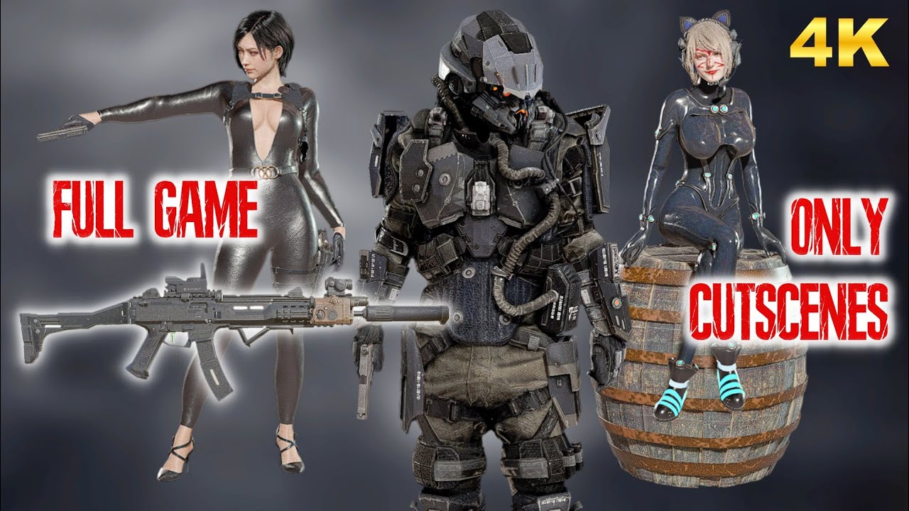 Resident Evil 4 | Helghast Leon | FULL GAME 4K | ONLY CUTSCENES - YouTube