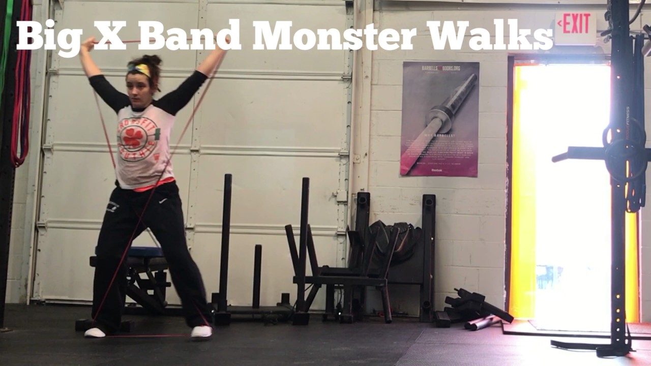 Big X Band Monster Walks - YouTube