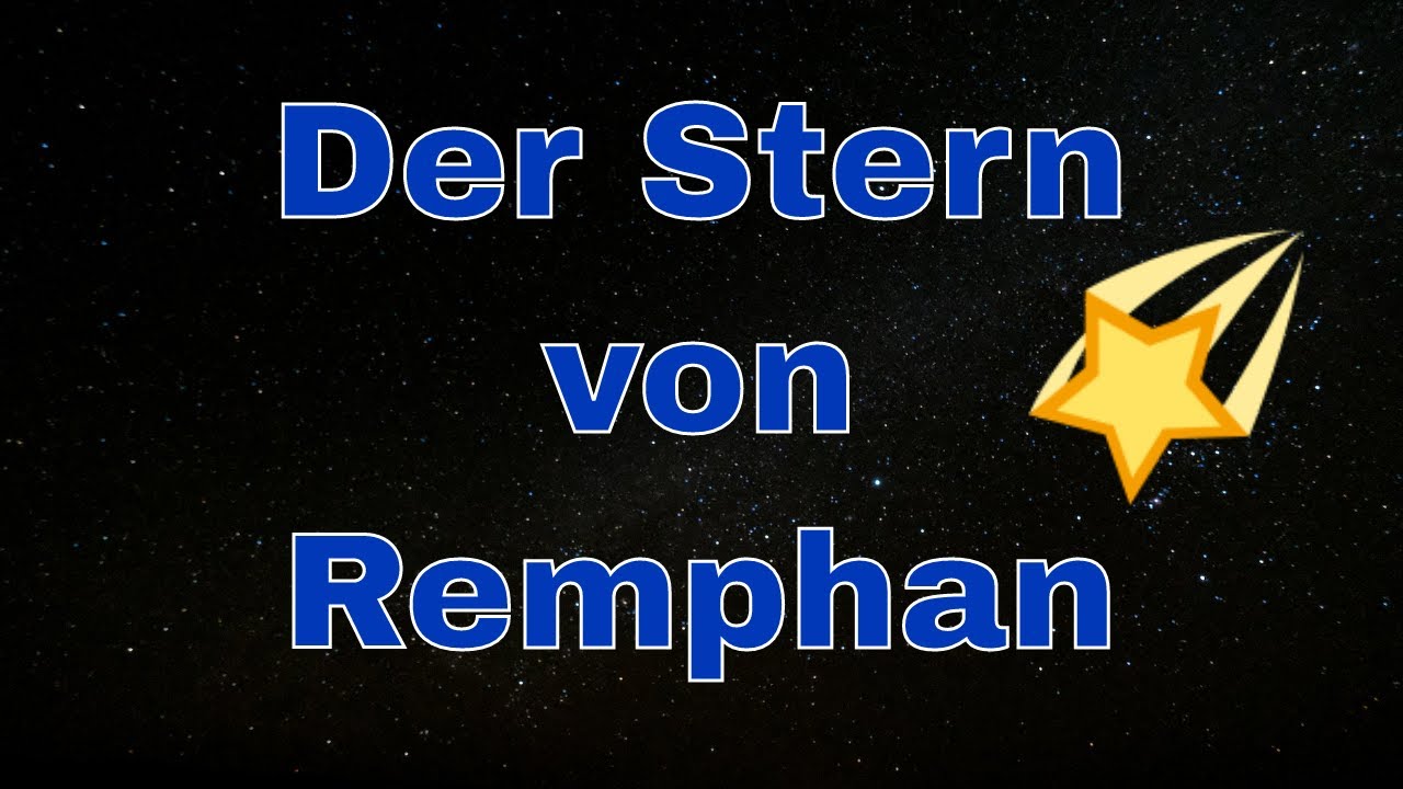 Stern von Remphan | Apg 7:43 | Prophetie Stephanus' - YouTube