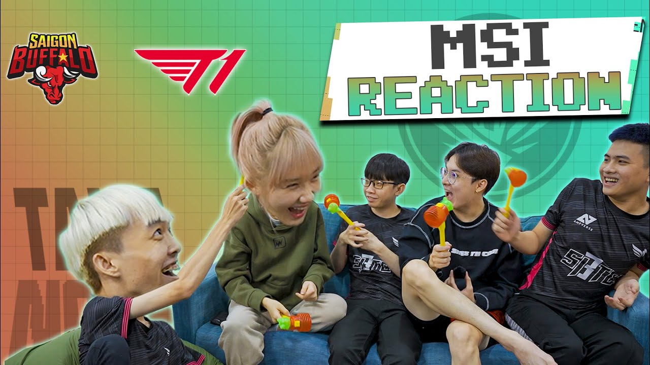 MSI REACTION: SGB - T1 | PHA ĐỐI ĐẦU LỊCH SỬ | 3 NGÀI FT. CÙNG MINA YOUNG VÀ NOWAY | SE REACTION ...