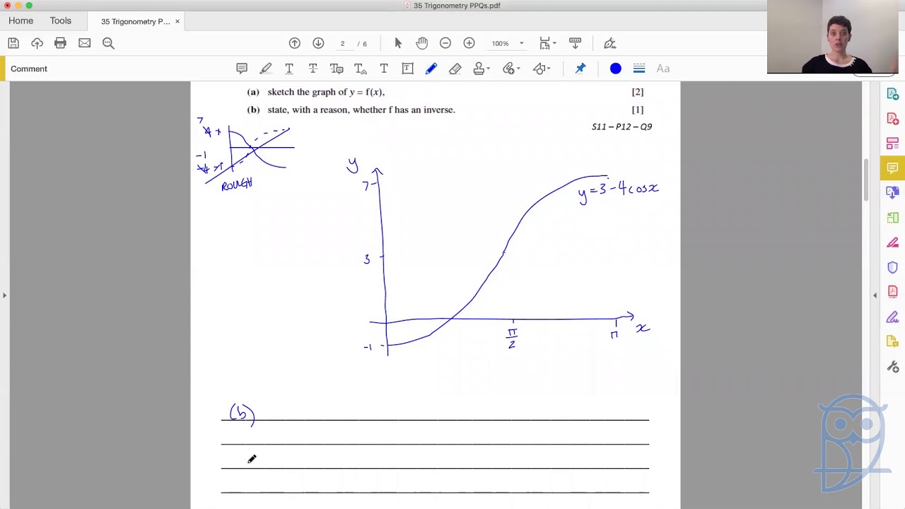 Live Lesson: AS Pure Mathematics P1 - Trigonometry Unusual Questions ...