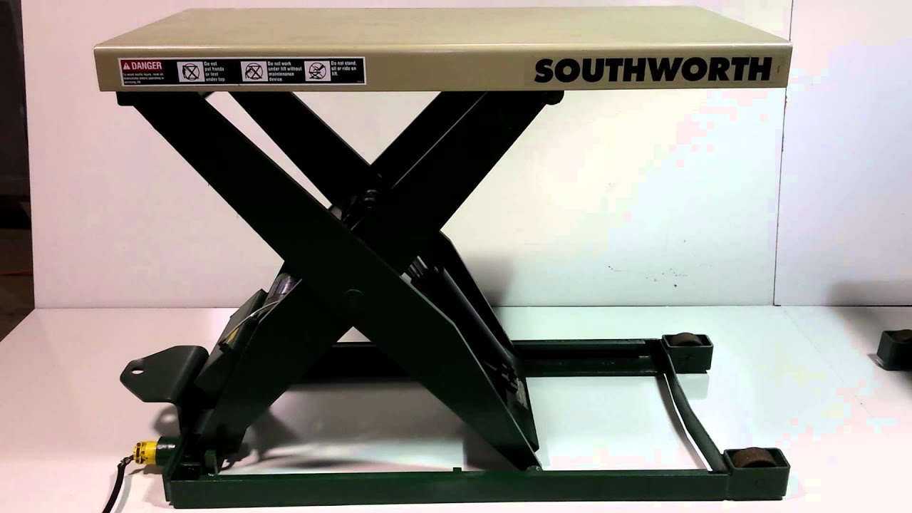For Sale: Southworth Hydraulic Lift Table LS2-36 - YouTube