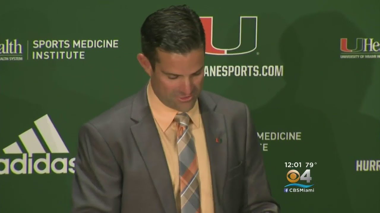 It's Official: Manny Diaz Introduced As New UM Football Coach - YouTube