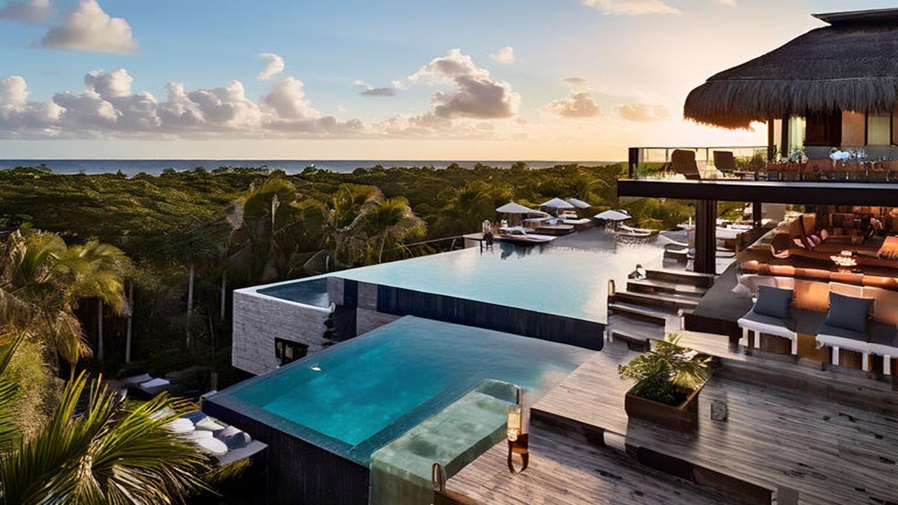 🇲🇽 Mexico - Hotel ALOFT Tulum, das Hotel/Отель ALOFT Тулум, удобства и ...