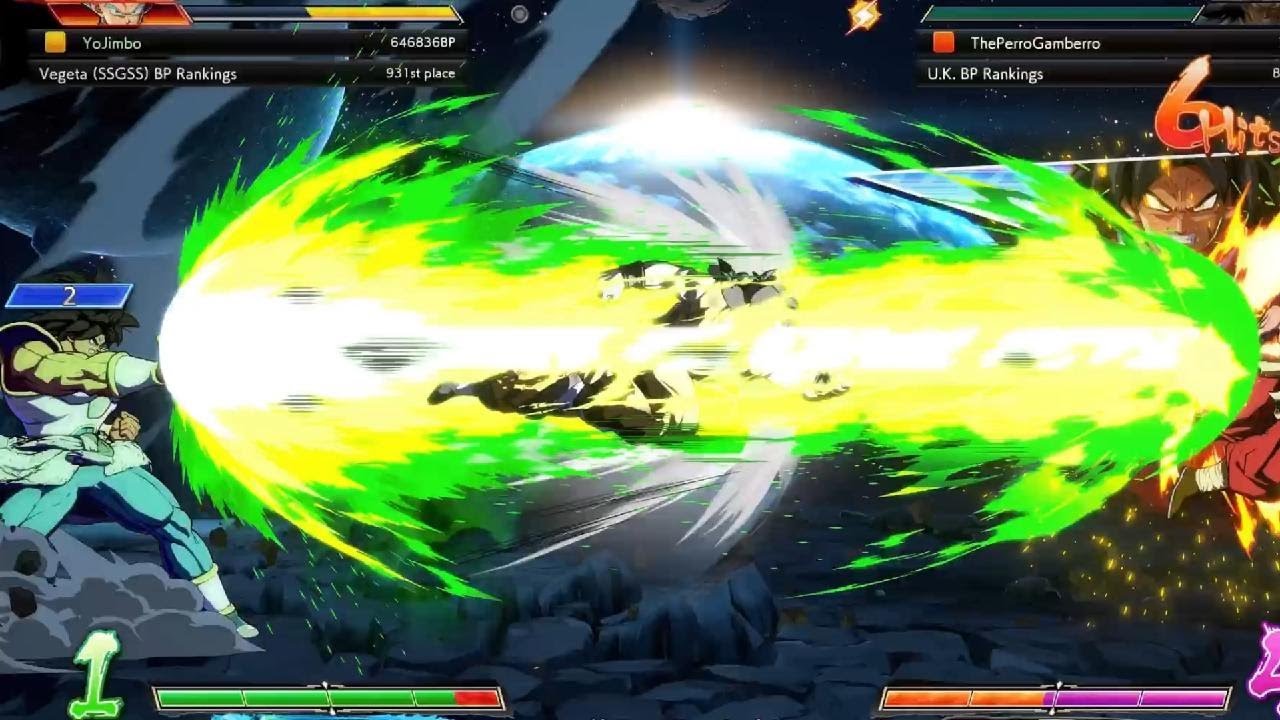 DRAGON BALL FighterZ RANKED Yamcha Broly Energy Blast - YouTube