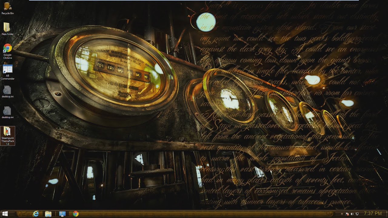 Steampunk Bioshock- Theme for Windows 7/8/8.1 - YouTube