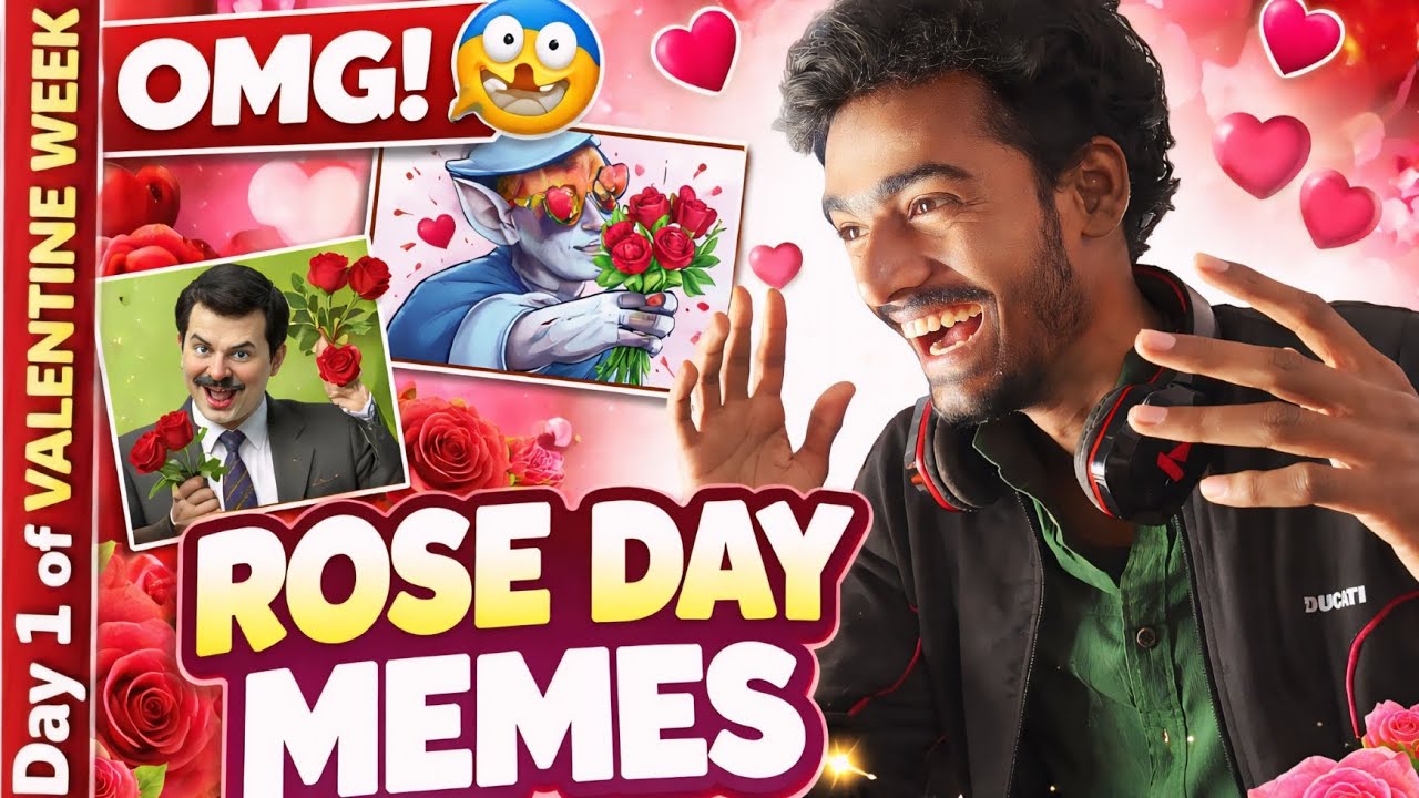 Rose day memes reaction -Day 1 of Valentine's week - YouTube