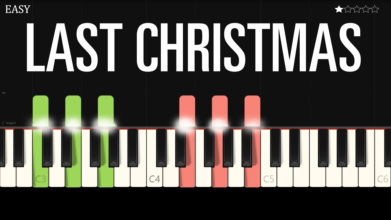 Wham! - Last Christmas | Easy Piano Tutorial - YouTube