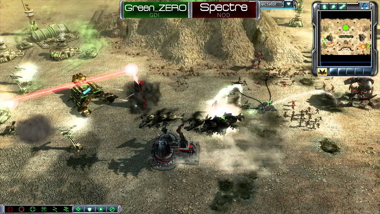 Green_ZERO(GDI) vs Spectre(Nod) G3 - Tournament Rift - Kane's Wrath ...