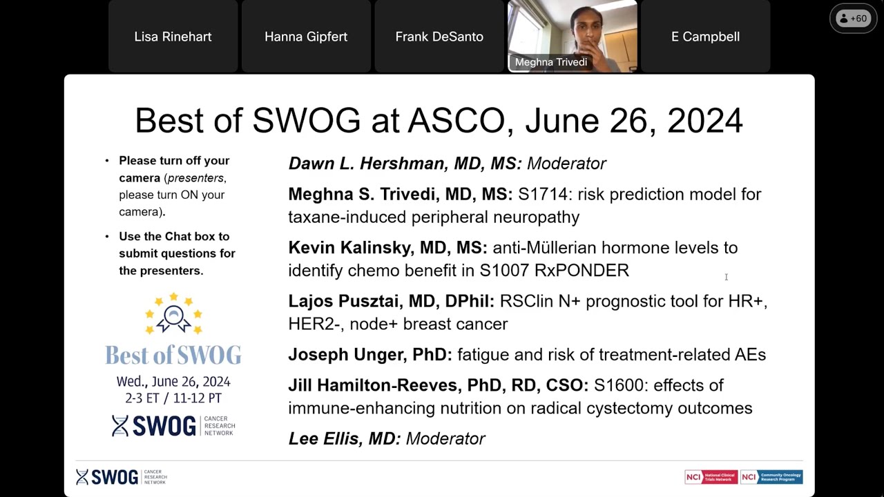 Best of SWOG at ASCO, June 2024 webinar - YouTube