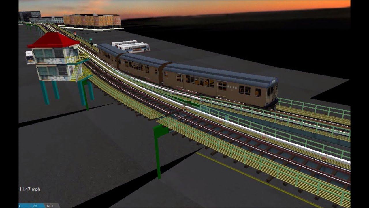OpenBVE HD: NYC Subway BMT D-Type Triplex WIP Preview on the M Train ...