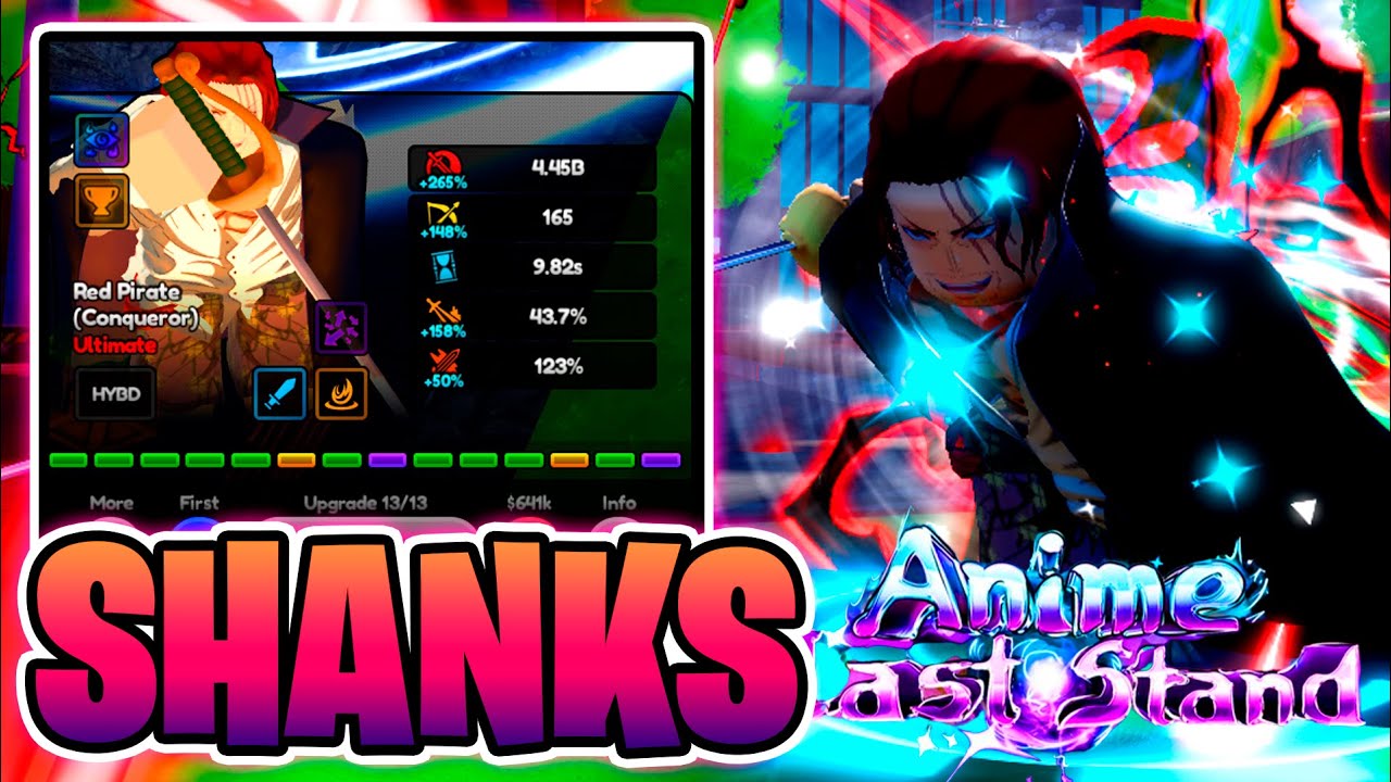 👑SHANKS ULTIMATE en ANIME LAST STAND [SHOWCASE] #roblox - YouTube