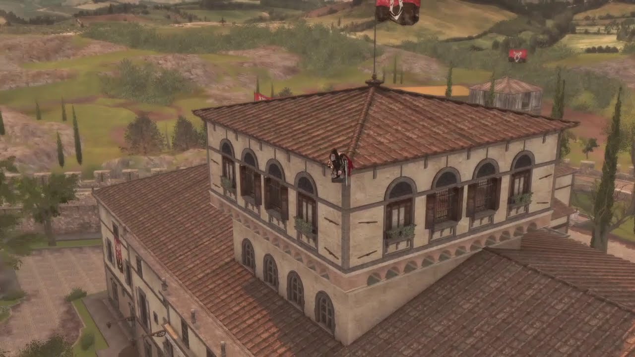 Assassin's Creed II - Exploring Monteriggioni/Villa Auditore - YouTube