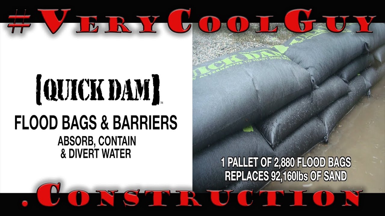 Water Activated Flood Protection System - Quick Dam - YouTube
