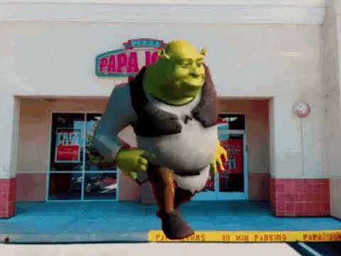 Shrek hitting the default dance for ten minutes - YouTube