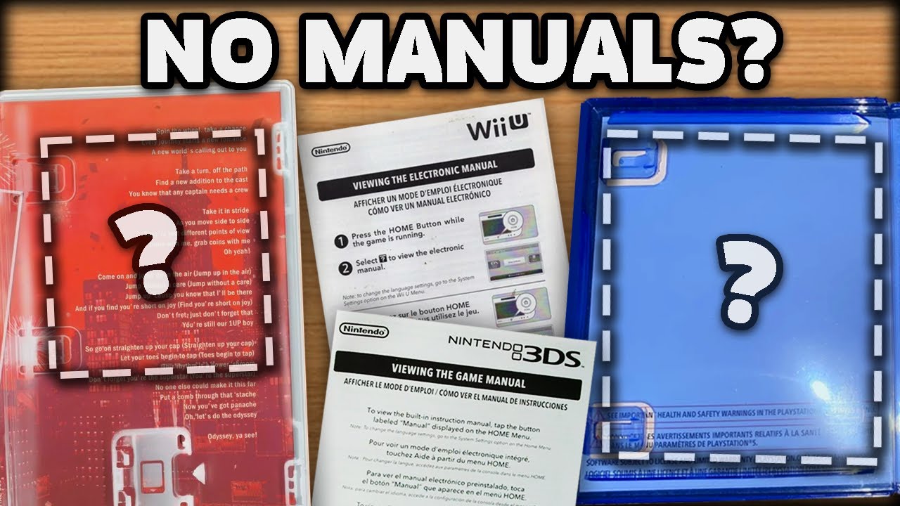 What Happened to Video Game Manuals? - YouTube